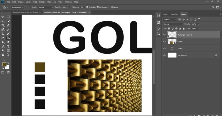 Photoshop Gold Gradient | Steps to Create Gold Gradient in Photoshop