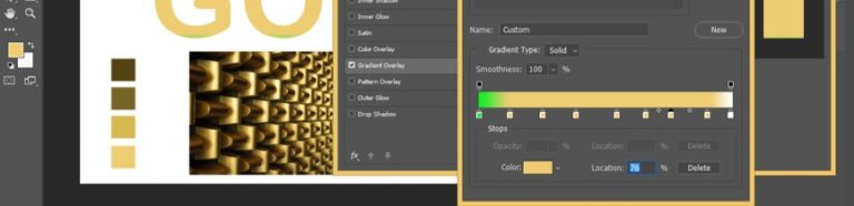 Photoshop Gold Gradient | Steps to Create Gold Gradient in Photoshop