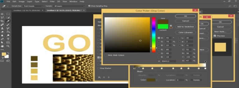 Photoshop Gold Gradient | Steps to Create Gold Gradient in Photoshop