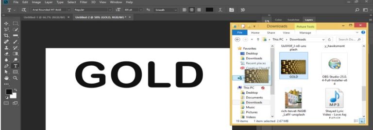 Photoshop Gold Gradient | Steps to Create Gold Gradient in Photoshop