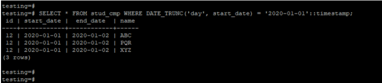 PostgreSQL Compare Date | How to Compare Date in PostgreSQL? PostgreSQL Compare Date | How to Compare Date in PostgreSQL?