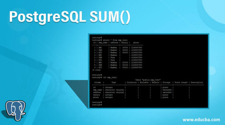 Postgresql Sum Learn How Sum Function Works In Postgresql