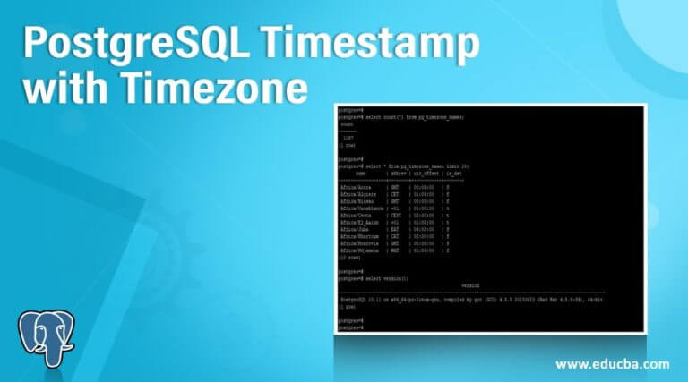 PostgreSQL Timestamp With Timezone Working Examples With Syntax