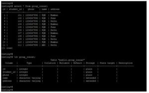 PostgreSQL group_concat | How group_concat Function works | Examples