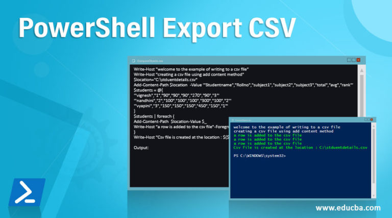 Powershell Export Csv Guide To Powershell Export Csv With Examples
