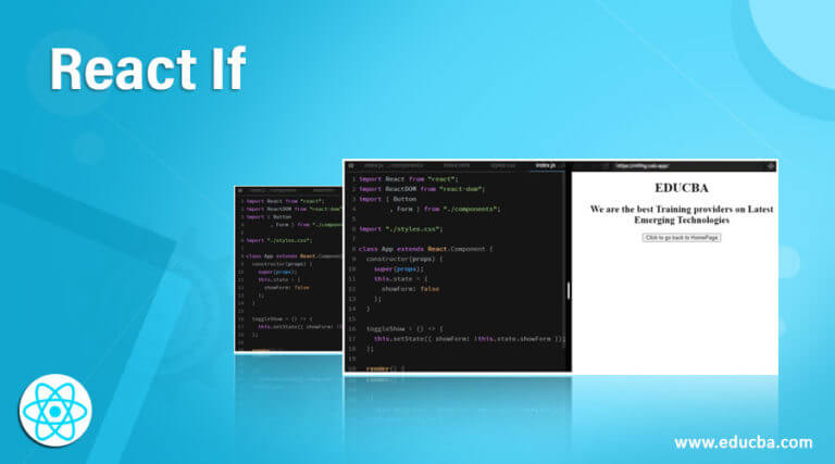 React If | Working and Examples of If statement in React