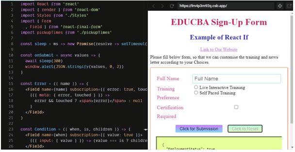 React If Working And Examples Of If Statement In React