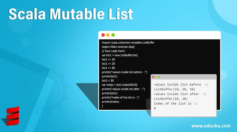 Scala Mutable List How Mutable List Works In Scala With Examples 