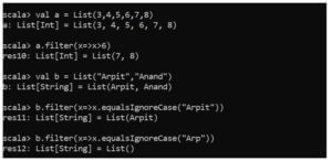 Scala filter | Working of Scala filter with the Programming Examples