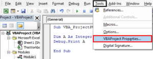 VBA Project Password | How to Use VBA Project Password in VBA?