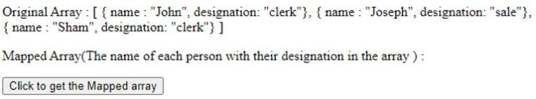 jQuery map() | Examples of jQuery UI map() Method