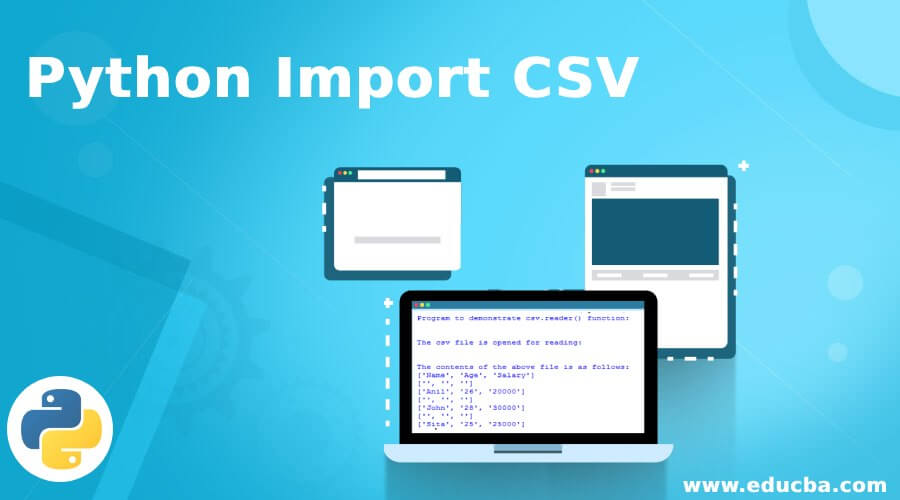 Python Import CSV Working Of CSV Module In Python With Examples