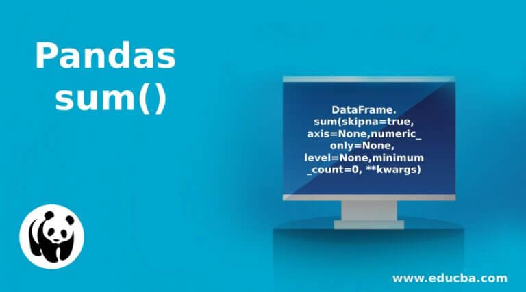 Pandas Sum How Dataframesum Function Works In Pandas