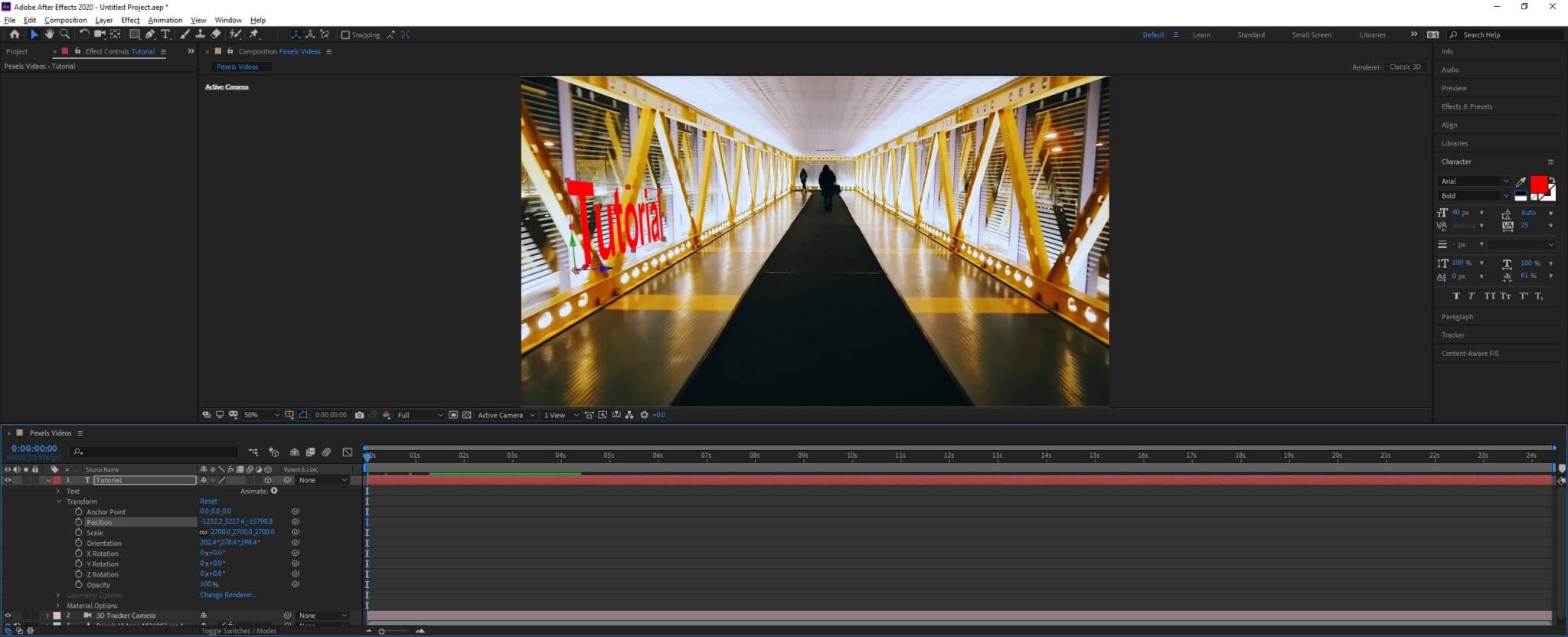 After Effects 3D Objects | Different Steps of After Effects 3D Objects