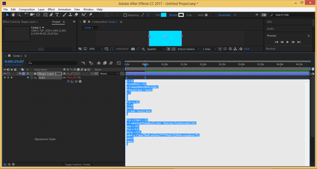 After Effects Bounce Expression | Learn How to use Bounce Expression?