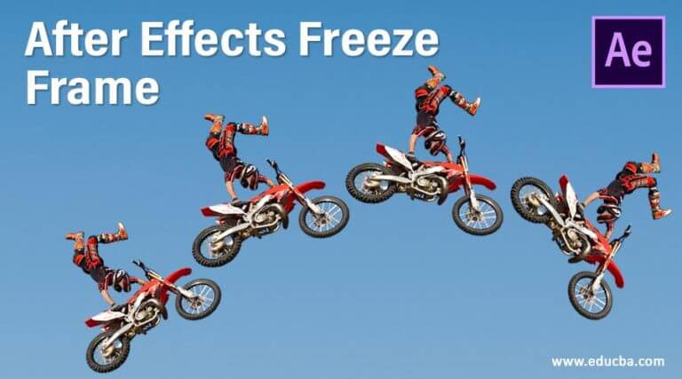 After Effects Freeze Frame | Different Steps of After Effects Freeze Frame