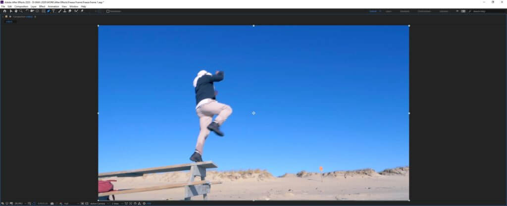 After Effects Freeze Frame | Different Steps of After Effects Freeze Frame