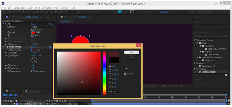 After Effects Gradient | How to use Gradient in after Effect?