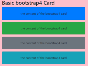Bootstrap 4 Cards | How Does Bootstrap 4 Cards Works with examples?