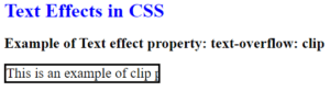 CSS Text Effects | Examples of CSS Text Effects with Explanation
