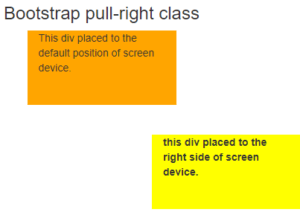 Pull Right Bootstrap | Learn the Examples of Pull Right Bootstrap