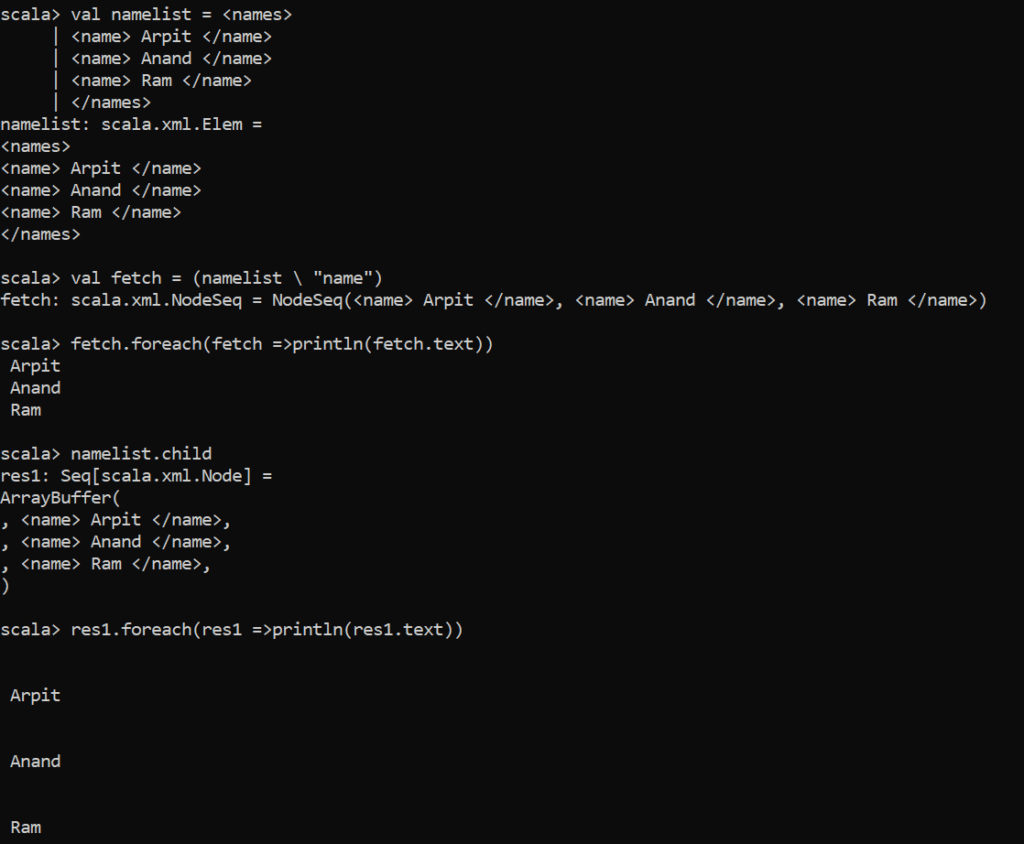Scala Xml Learn The Working Of Xml With Examples 2969