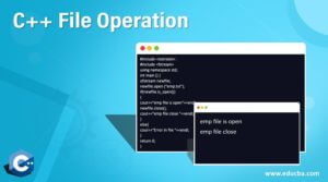 C++ File Operation | Learn the different file operation in C++?