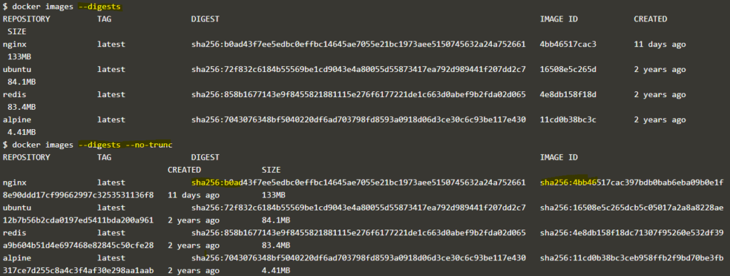 Docker List Images | How to list images in Docker with examples?