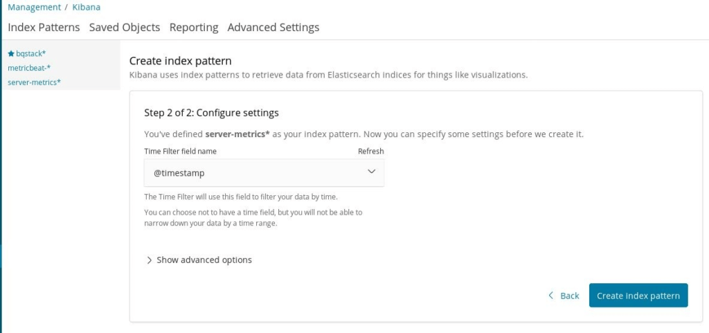 Kibana Index Pattern How To Create Index Pattern In Kibana