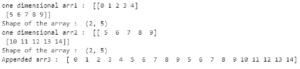 NumPy Array Append | Examples of NumPy Array Append