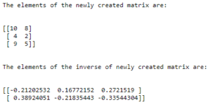 NumPy Inverse | Working and examples of NumPy inverse function
