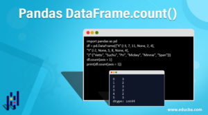 Pandas DataFrame.count() | Examples Of Pandas DataFrame.count()
