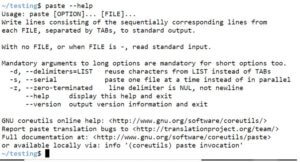 Paste Command in Unix | Working | Examples of Paste Command in Unix