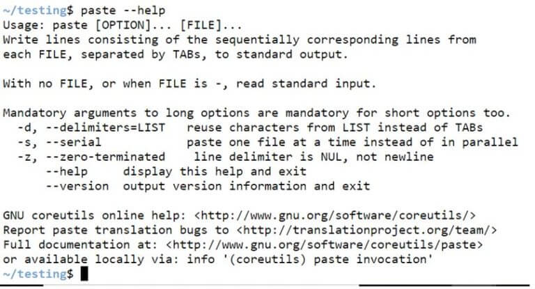 Paste Command In Unix Working Examples Of Paste Command In Unix 8676