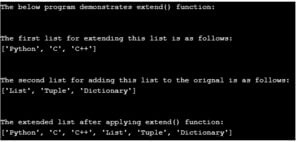 Python List extend | Working of extend() Method of the List with Examples