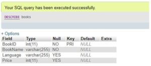 SQL DESCRIBE TABLE: Get a Description of a Table with Example | EDUCBA