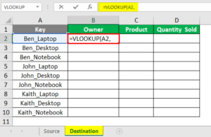 VLOOKUP with Different Sheets | Formula for Different Sheets in Excel