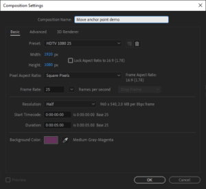 After Effects Move Anchor Point | How to Manipulate the Anchor Point?