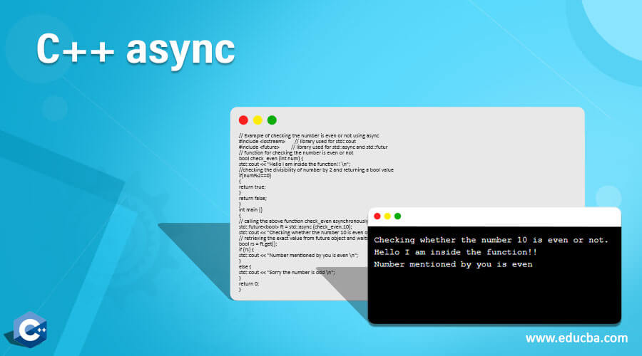 C Async How The Async Function Is Used In C With Example 