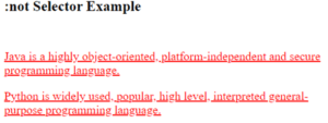 CSS Not Selector | How Not Selector Works in CSS?