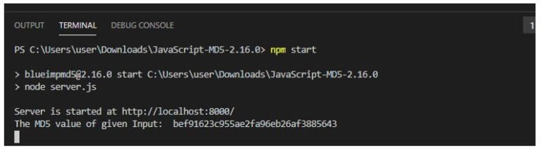 JavaScript MD5 | Installation | Example of JavaScript MD5