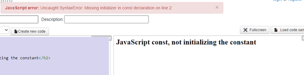 Javascript Constants Syntax And Examples Of Javascript Constants
