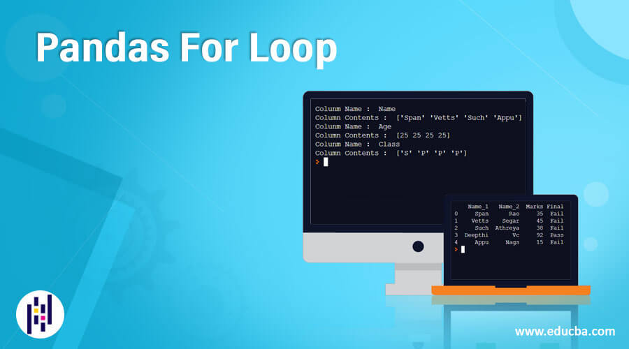 Pandas For Loop How For Loop Works In Pandas With Examples 