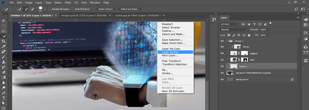 Photoshop hologram effect | How to create Hologram effect in Photoshop?