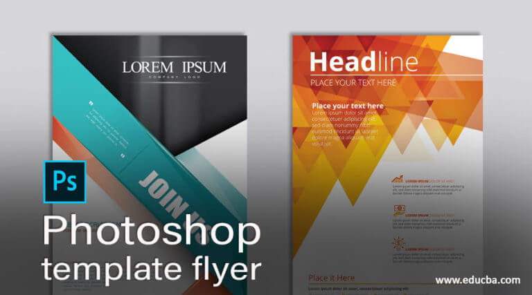 Photoshop template flyer | How to create a template Flyer in Photoshop?