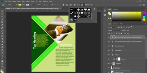 Photoshop template flyer | How to create a template Flyer in Photoshop?