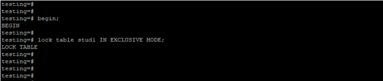 Postgresql Lock Table How To Lock Table In Postgresql Examples