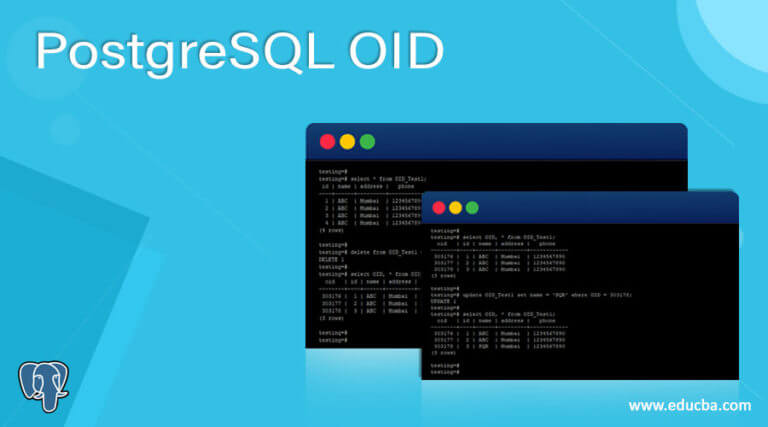 Postgresql Oid How Oid Works In Postgresql Examples
