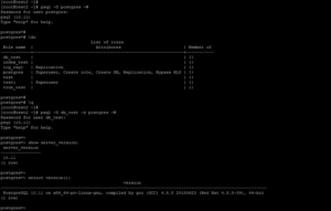PostgreSQL show version | How to show version in PostgreSQL?