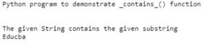 Python String Contains | Quick Glance on Python String Contains